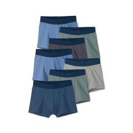 Tchibo - 7 Jungen-Slipboxer - Jungen - Gr. 110/116 - dunkelgrau/gestreift