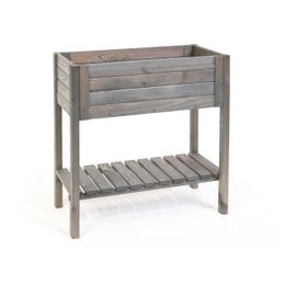 Tchibo - Hochbeet ca. 79 x 79 x 39 cm - 79x39x79cm - grau - Holz