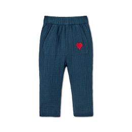 Tchibo - Schlupfhose aus Bio-Baumwolle - Baby - Gr. 74/80 - dunkelblau