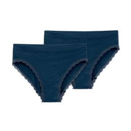 Tchibo - 2 Seamless-Slips - Damen - Gr. M - dunkelblau