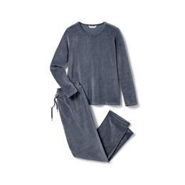 Tchibo - Nicki-Pyjama - Damen - Gr. XL - blau