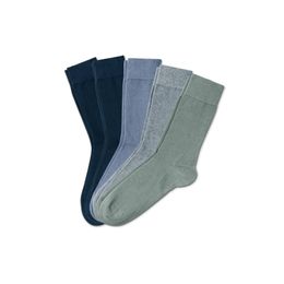 Tchibo - 5 Paar Socken - Herren - Gr. 41-43 - dunkelblau