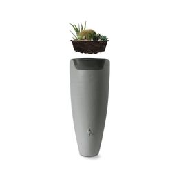 Garantia 2-in-1-Regentonne-Komplett-Set - grau