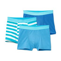 Tchibo - 3 Jungen-Slipboxer - Jungen - Gr. 146/152 - blau/gestreift
