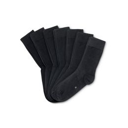 Tchibo - 7 Paar Socken - Herren - Gr. 44-46 - schwarz