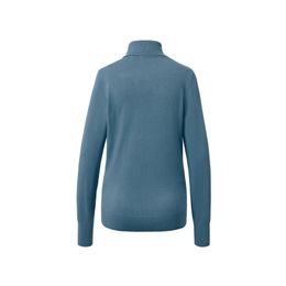 Tchibo - Feinstrick-Rollkragenpullover - Damen - Gr. XXL - blau