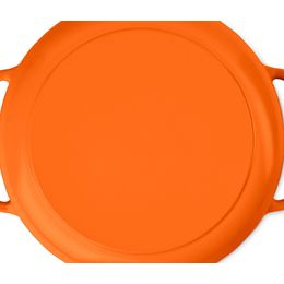 Tchibo - Gusseisen-Bräter-Pfanne - orange