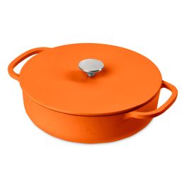 Tchibo - Gusseisen-Bräter-Pfanne - orange