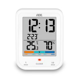 Tchibo - ADE Digitale Badezimmeruhr mit Hygrometer und Thermometer - weiß