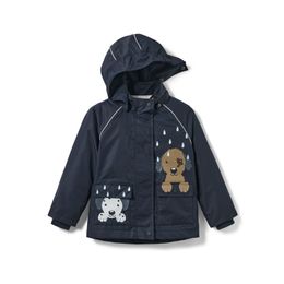 Tchibo - Kinder-Thermo-Regenjacke - Herren - Gr. 110/116 - dunkelblau