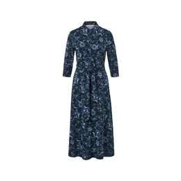 Tchibo - Bedrucktes Jerseykleid - Damen - Gr. 44 - dunkelblau/print