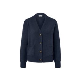 Tchibo - Strickjacke mit Wolle - Damen - Gr. L - dunkelblau