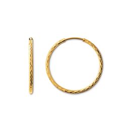 Tchibo - Gold-Creolen Basic flexibel - gold