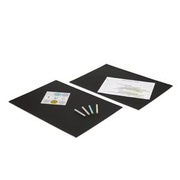Tchibo - 2 selbstklebende Kreidetafeln - schwarz