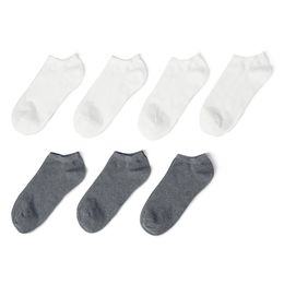 Tchibo - 7 Paar Sneakersocken - Herren - Gr. 41-43 - wei&szlig;