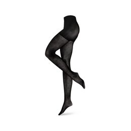 Tchibo - Gepunktete Feinstrumpfhose - Damen - Gr. L - schwarz/gepunktet