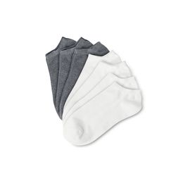 Tchibo - 7 Paar Sneakersocken - Herren - Gr. 44-46 - wei&szlig;