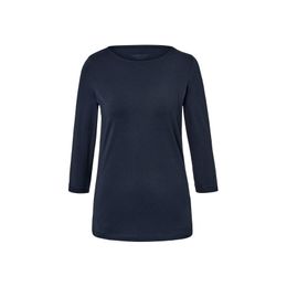 Tchibo - Shirt mit 3/4-Arm - Damen - Gr. M - dunkelblau