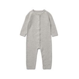 Tchibo - Baby-Strickoverall - Baby - Gr. 74/80 - hellgrau