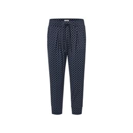 Tchibo - Bedruckte 3/4-Jerseyhose - Damen - Gr. XXL - dunkelblau/print