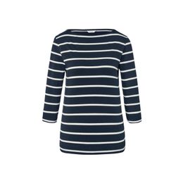Tchibo - Gestreiftes Shirt mit 3/4-Arm - Damen - Gr. L - dunkelblau/gestreift