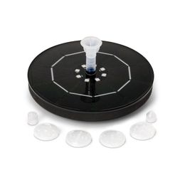 Tchibo - Schwimmender Solar-Springbrunnen mit Beleuchtung - schwarz