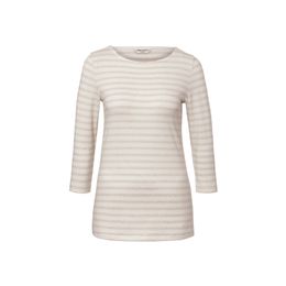 Tchibo - Gestreiftes Shirt mit 3/4-Arm - Damen - Gr. M - creme/gestreift