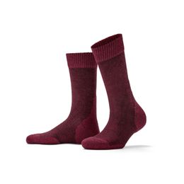 Tchibo - 2 Paar Outdoor-Socken mit RWS-zertifizierter Wolle - Unisex - Gr. 43-46 - weinrot