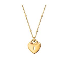 Tchibo - 925 Silber Kette Herz - gold