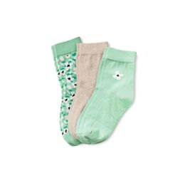 Tchibo - 3 Paar Socken - Damen - Gr. 39-42 - hellgr&uuml;n