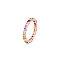 Tchibo - 925 Silber Ring Multicolor - Damen - Gr. 17 - gold