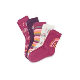 Tchibo - 5 Paar Socken - Gr. 27-30 - creme