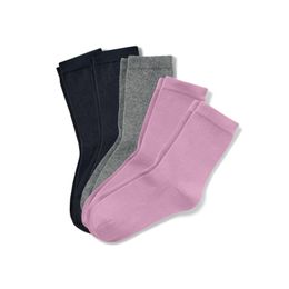 Tchibo - 5 Paar Kinder-Socken - Gr. 39-42 - schwarz