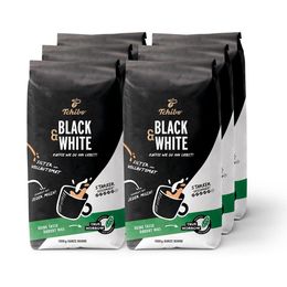 Tchibo - Black & White - 6 x 1 kg Ganze Bohne - Intensit&auml;t: 5/6