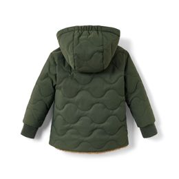Tchibo - Kinder-Wendejacke - Herren - Gr. 98/104 - gr&uuml;n