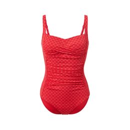 Tchibo - Figurformender Badeanzug - Damen - Gr. 44 - rot