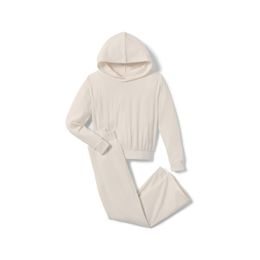 Tchibo - Kinder-Lounge-Set - Mädchen - Gr. 122/128 - weiß