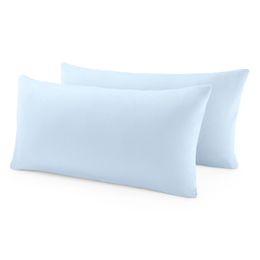 Tchibo - 2 Jersey-Kopfkissenbez&uuml;ge - blau