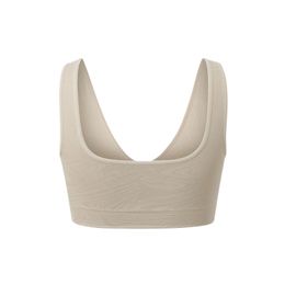 Tchibo - Seamless-Sport-Bustier - Damen - Gr. XL - beige/jacquard