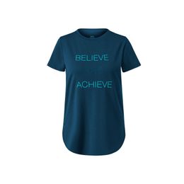 Tchibo - Sportshirt mit Print - Damen - Gr. M - dunkelblau