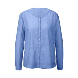Tchibo - Chambray-Bluse - Damen - Gr. 38 - blau/print