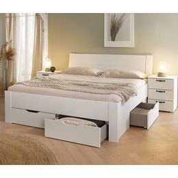 Rauch Bett »Aditio Beds« - 186x216x100cm - weiß - Holz