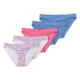 Tchibo - 5 Slips - Damen - Gr. S - hellblau