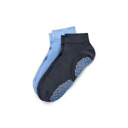 Tchibo - 2 Paar Yogasocken - Damen - Gr. 39-42 - dunkelblau