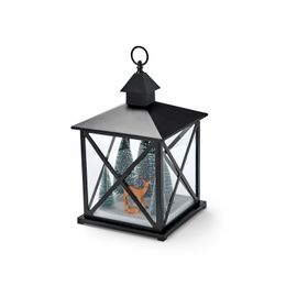 Tchibo - LED-Dekolaterne - 23x23x36cm - schwarz - Kunststoff