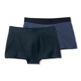 Tchibo - 2 Slipboxer - Herren - Gr. S/4 - dunkelblau