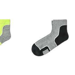 Tchibo - 2 Paar kurze Kompressions-Laufsocken - Unisex - Gr. 35-38 - gelb