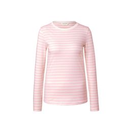 Tchibo - Gestreiftes Langarmshirt - Gr. L - weiß/gestreift