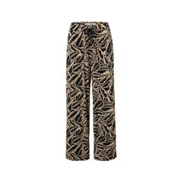 Tchibo - Bedruckte Palazzohose - Damen - Gr. M - schwarz/print