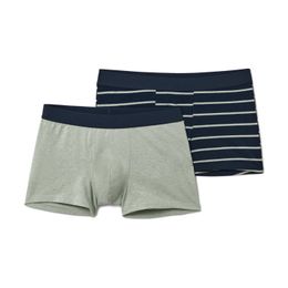 Tchibo - 2 Slipboxer - Herren - Gr. Xl/7 - dunkelblau/gestreift